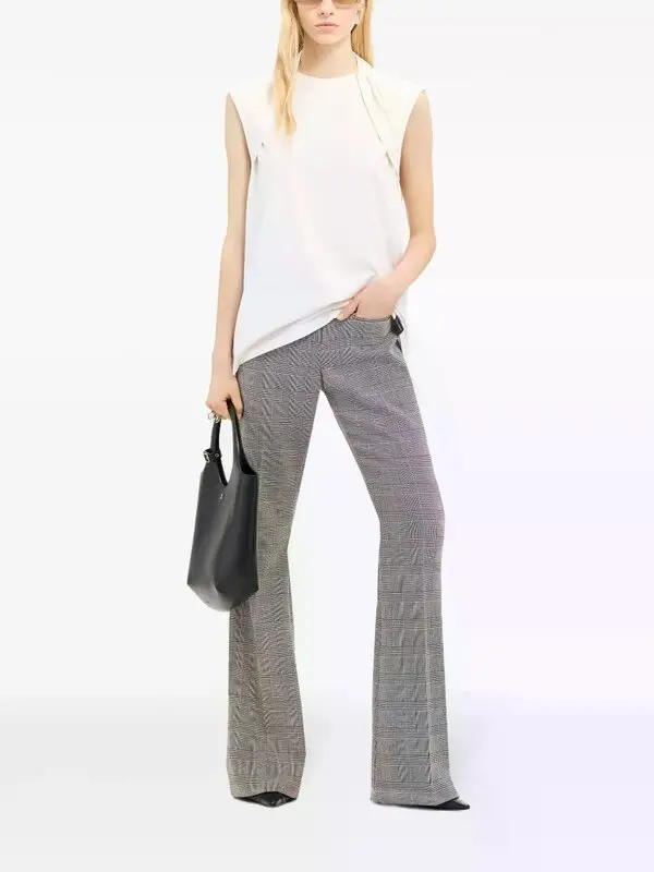 COURREGES Draped Cotton Tank Top