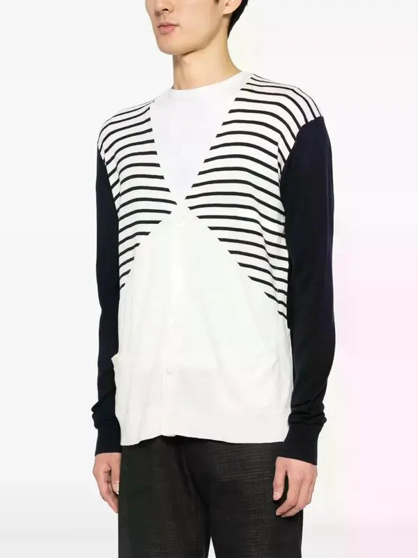 PRIVATE STOCK LABS The Albert Stripe-detail Cardigan