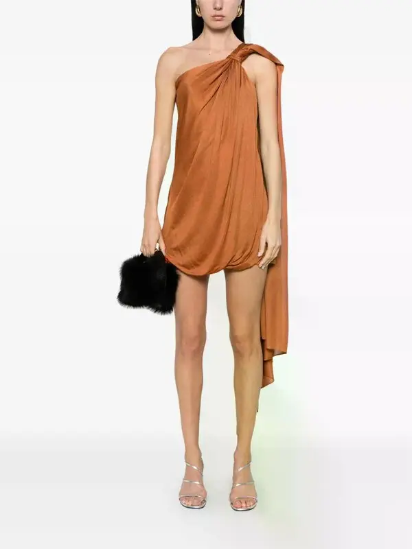 Giuseppe Di Morabito One-shoulder Draped Mini Dress