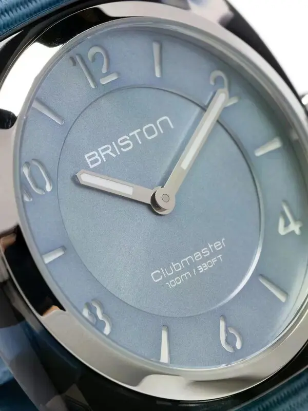 BRISTON Clubmaster Chic 36mm Quartz Watch With Nato Strap - Blue