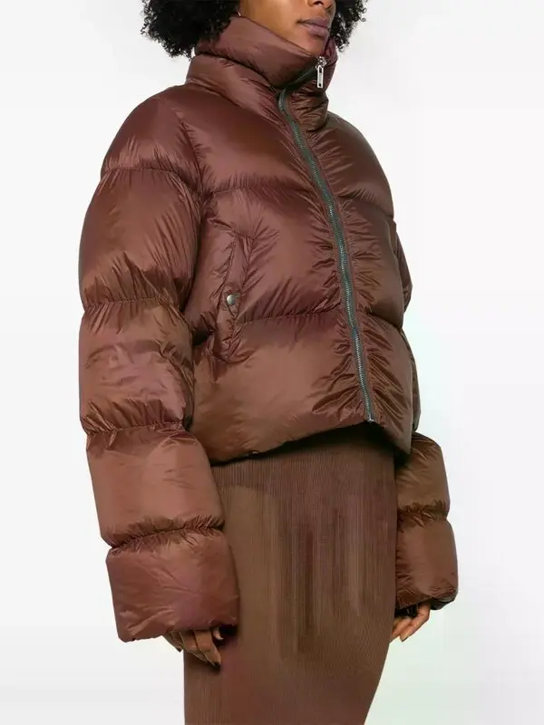 Rick Owens Turtle Padded Jacket - Brown
