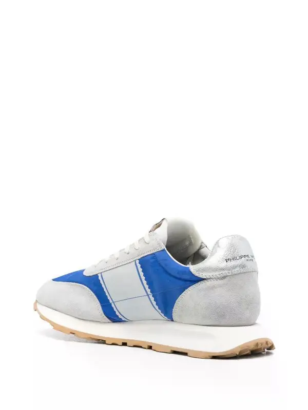 Philippe Model Tour Suede Panelled Lace-up Sneakers - Grey