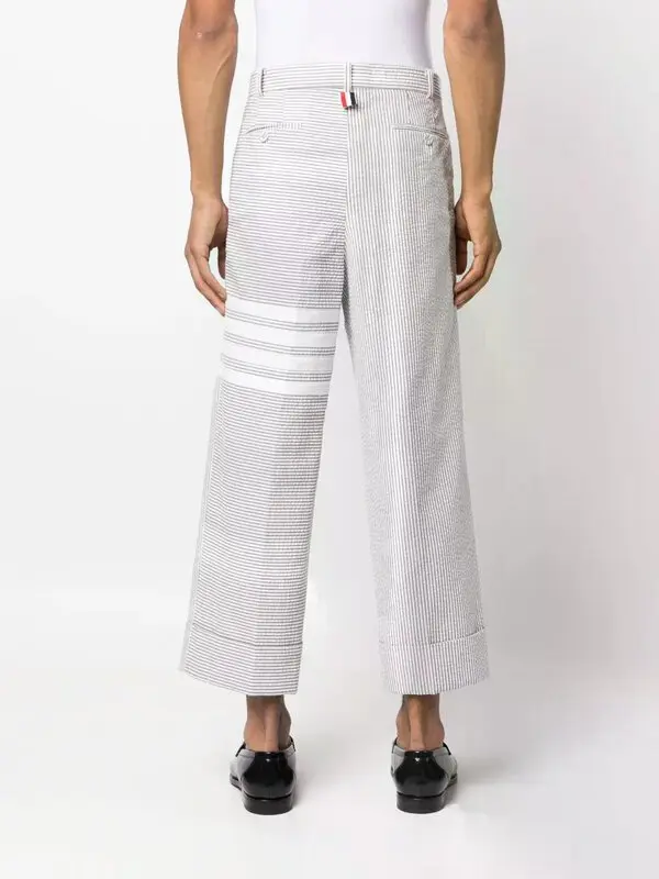 Thom Browne 4-bar Stripe Cropped Trousers