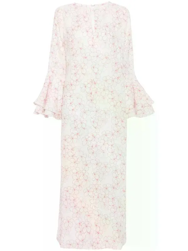 BAMBAH Floral Print Maxi Dress