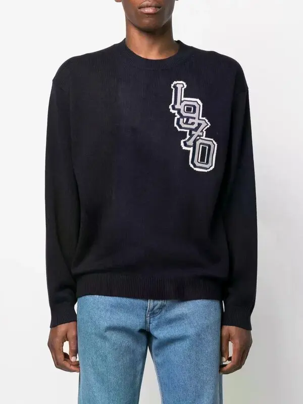 Kenzo Varsity Logo Knitted Jumper