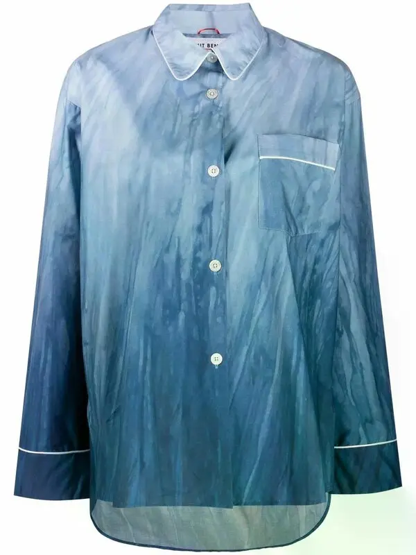 F.R.S FOR RESTLESS SLEEPERS Piped-trim Pajama Shirt