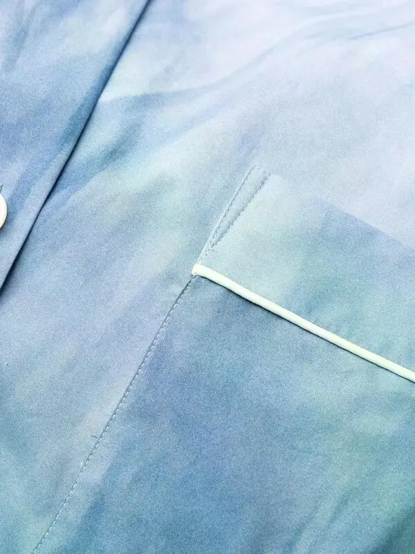 F.R.S FOR RESTLESS SLEEPERS Piped-trim Pajama Shirt