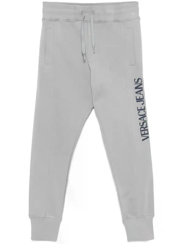 Versace Logo-print Track Pants - Grey