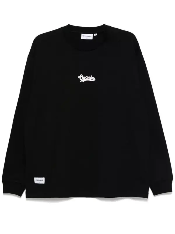 CHOCOOLATE Logo-print T-shirt - Black