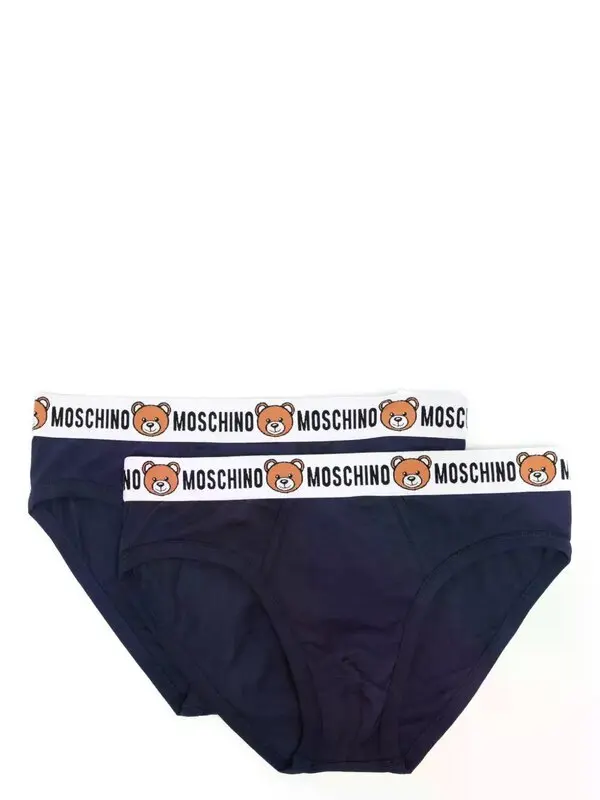 Moschino Teddy Bear Logo-trim Brief Pack