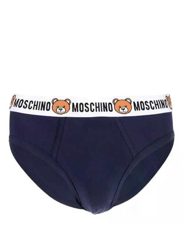 Moschino Teddy Bear Logo-trim Brief Pack