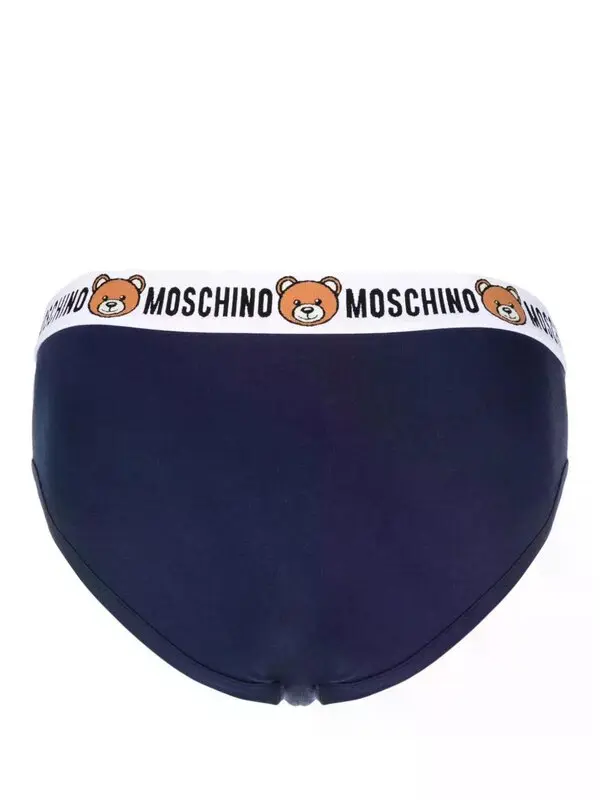 Moschino Teddy Bear Logo-trim Brief Pack
