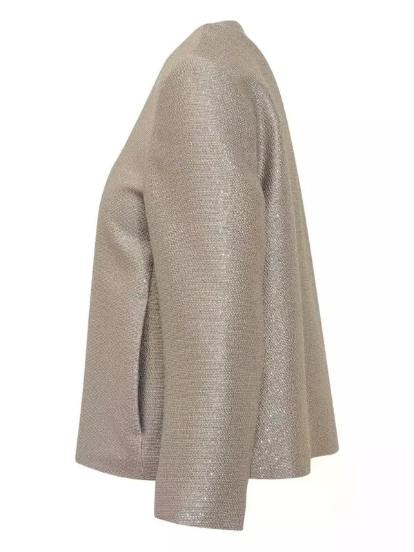 Herno Sequined Zip-up Jacket