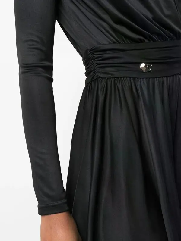 Philipp Plein One-shoulder Pleated Dress