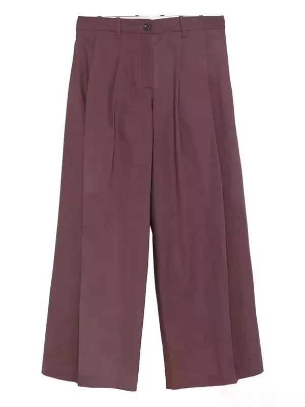 NINE:INTHE:MORNING Pleated Trousers - Red