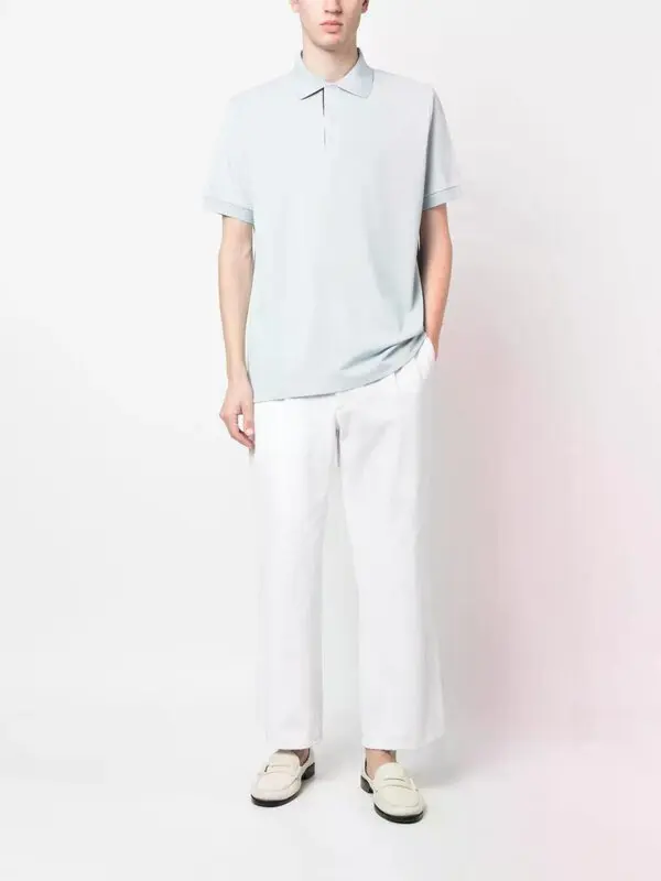 Paul Smith Cotton Polo Shirt - Blue