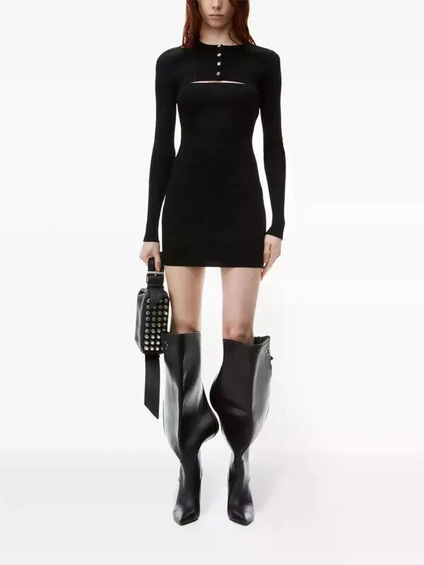 Alexander Wang Knitted Dress Set - Black