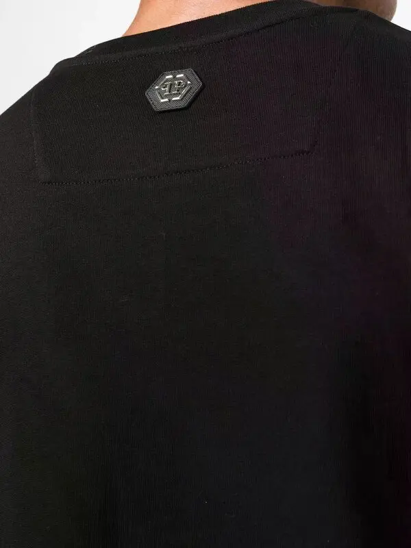 Philipp Plein Logo Crew Neck Jumper - Black