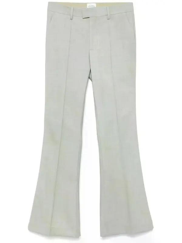 Closed Denair Trousers Pastel Virgin Wool Blend - Green