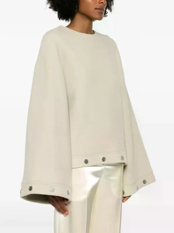 Nanushka Studded Bell-sleeve Top