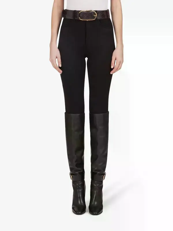 Dolce & Gabbana Cavalry-twill Slim-cut Leggings