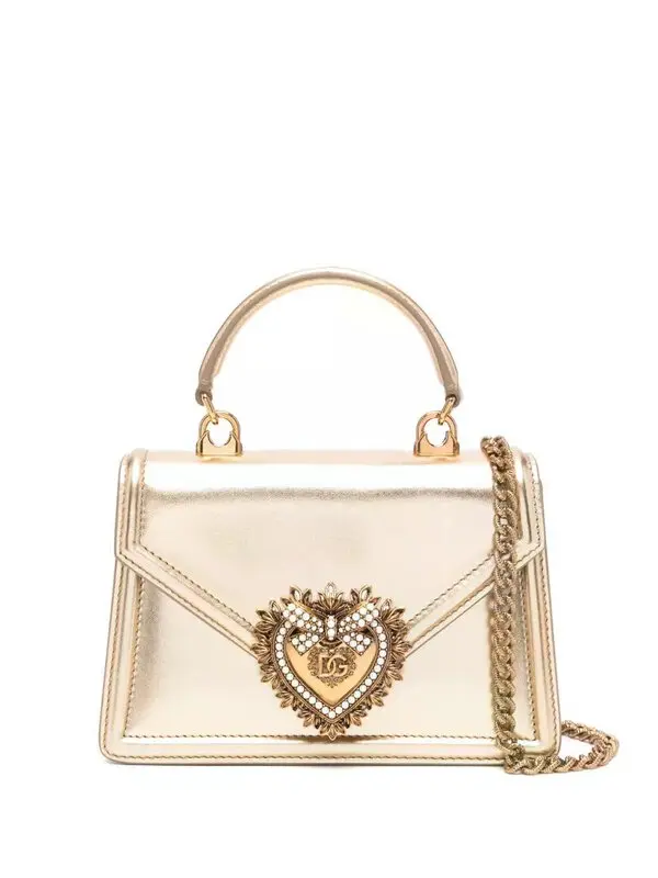 Dolce & Gabbana Small Devotion Shoulder Bag - Gold