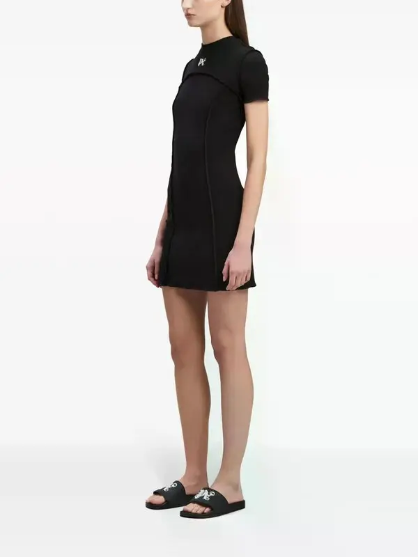 Palm Angels Open-back T-shirt Minidress