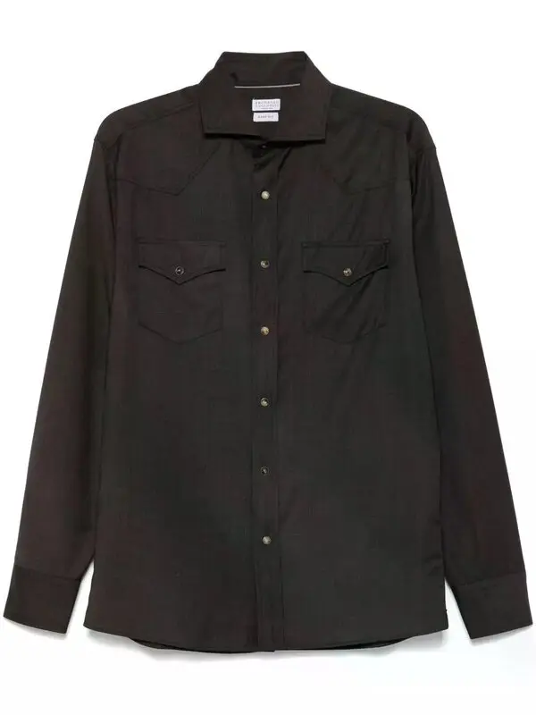 Brunello Cucinelli Virgin Wool Shirt