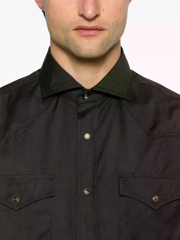 Brunello Cucinelli Virgin Wool Shirt