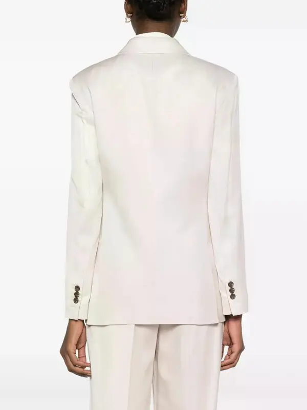 Theory Notched-lapels Double-breasted Blazer