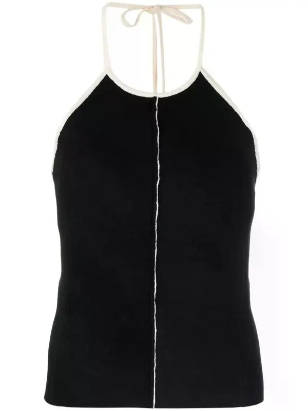 Sunnei Halterneck Knitted Top