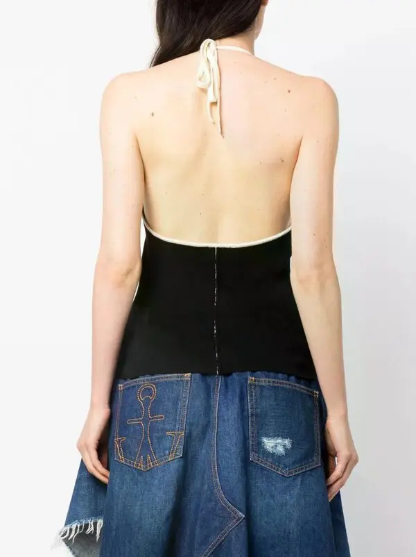 Sunnei Halterneck Knitted Top