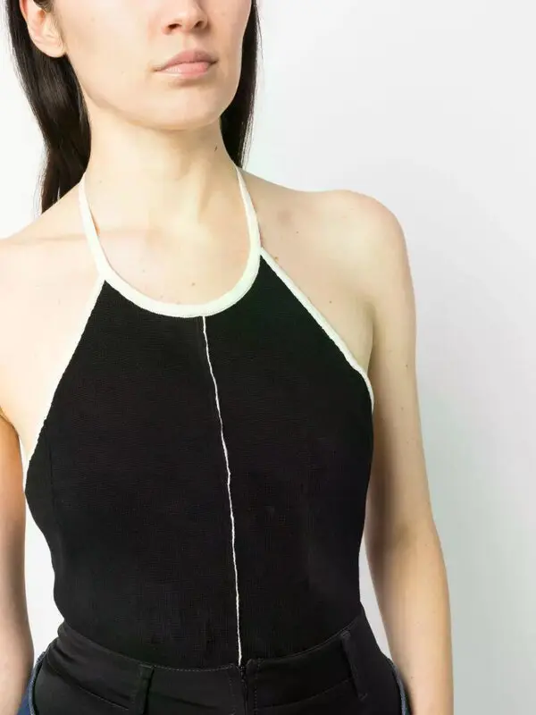 Sunnei Halterneck Knitted Top