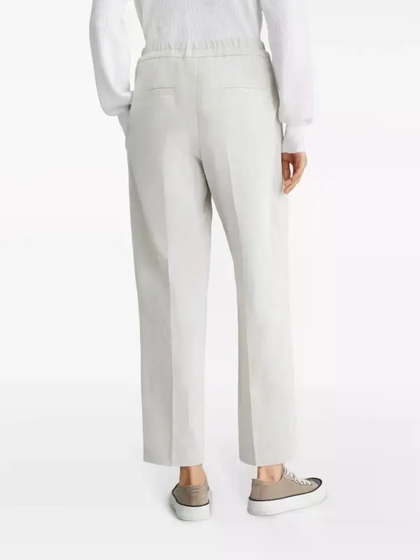 Brunello Cucinelli Straight-leg Gabardine Trousers