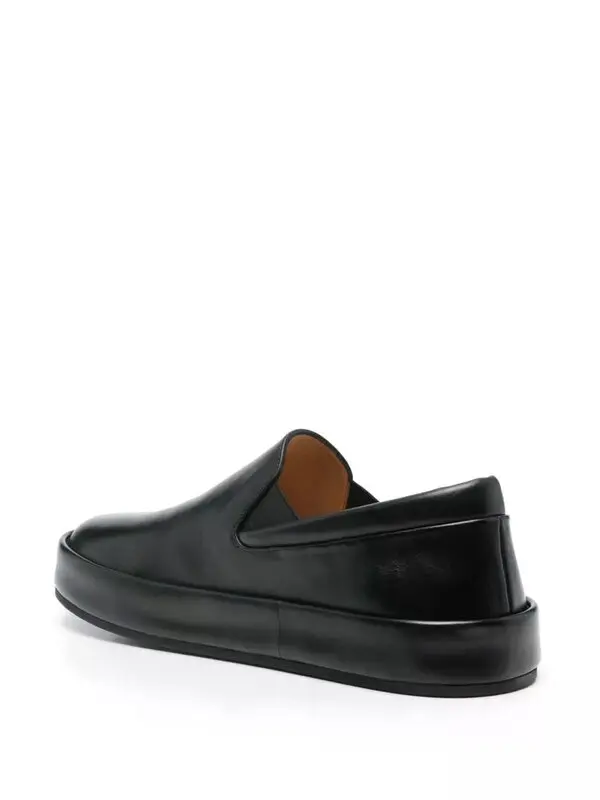 Marsèll Leather Slip-on Sneakers - Black