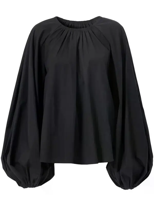 Carolina Herrera Raglan-sleeve Blouse - Black