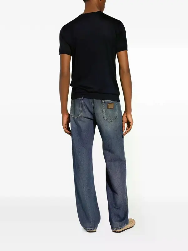 Dolce & Gabbana Heraldic Dg Logo-embroidered T-shirt