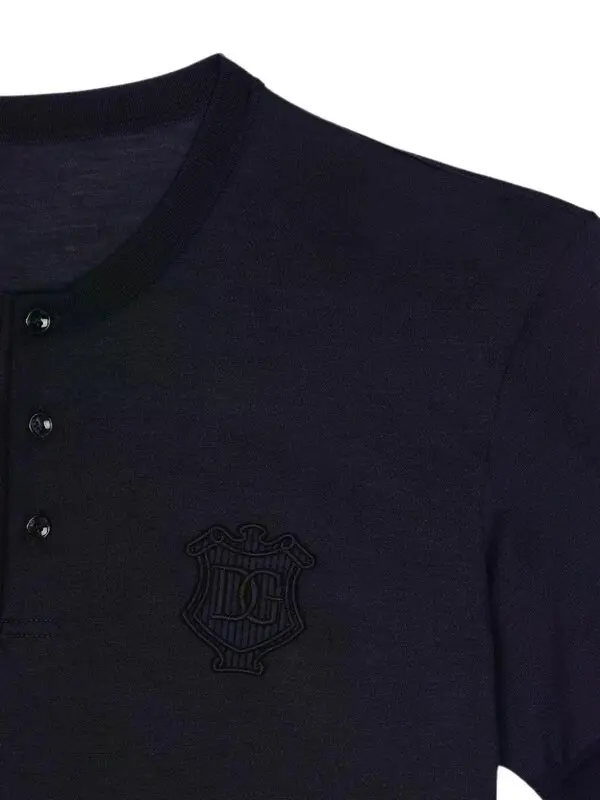 Dolce & Gabbana Heraldic Dg Logo-embroidered T-shirt