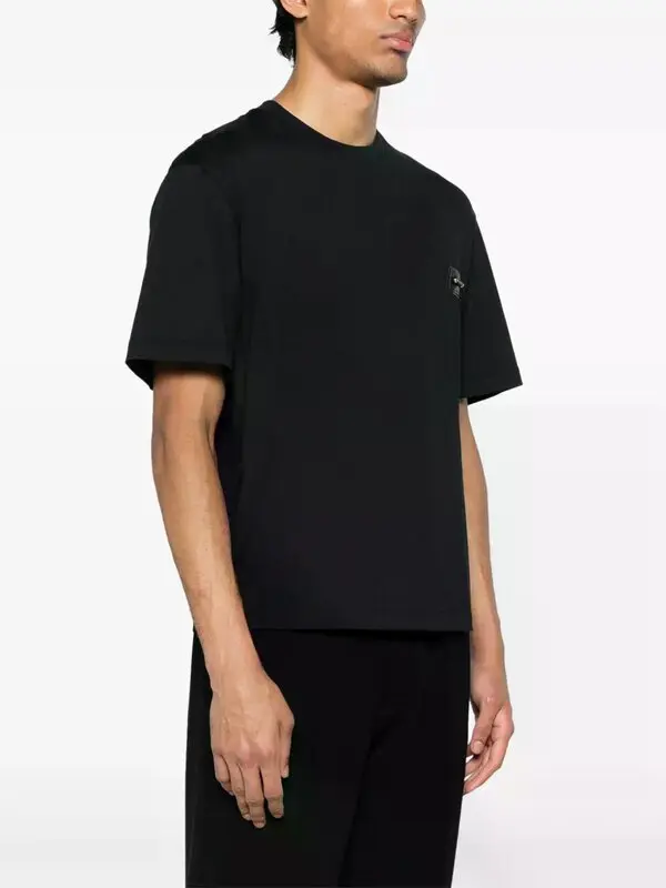 Neil Barrett Piercing-patch Cotton T-shirt