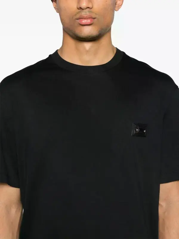 Neil Barrett Piercing-patch Cotton T-shirt
