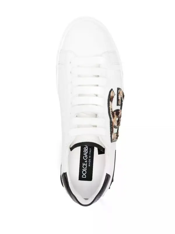 Dolce & Gabbana Dg Logo-patch Lace-up Sneakers