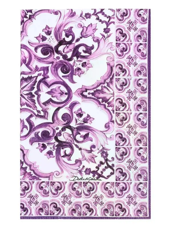 Dolce & Gabbana Cotton Towel - White
