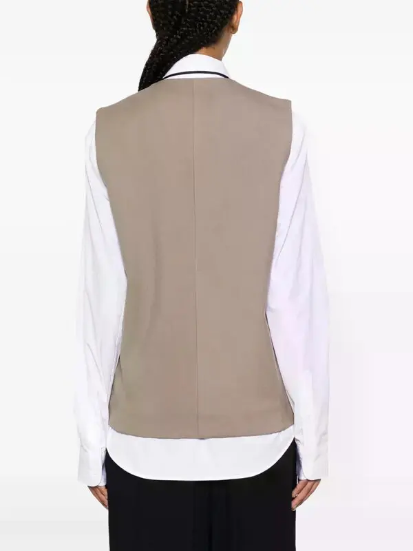 AMI Paris Virgin Wool V-neck Waistcoat
