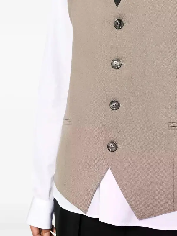 AMI Paris Virgin Wool V-neck Waistcoat