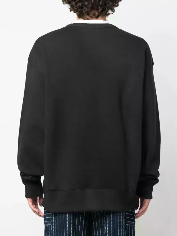 Kenzo Logo Print Cotton Sweatshirt