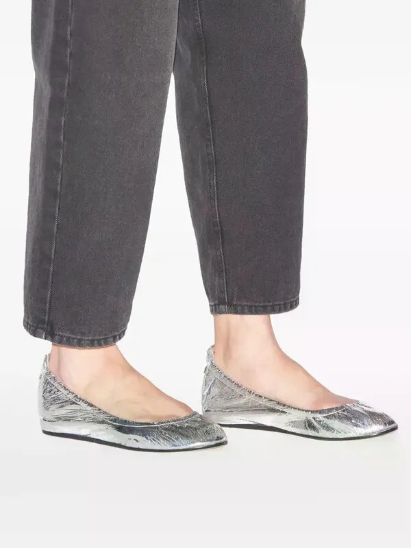 Isabel Marant Étoile Belna Ballerina Shoes - Silver