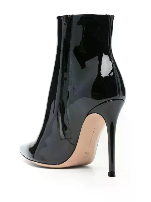 GIANVITO ROSSI 110mm Patent Leather Ankle Boots