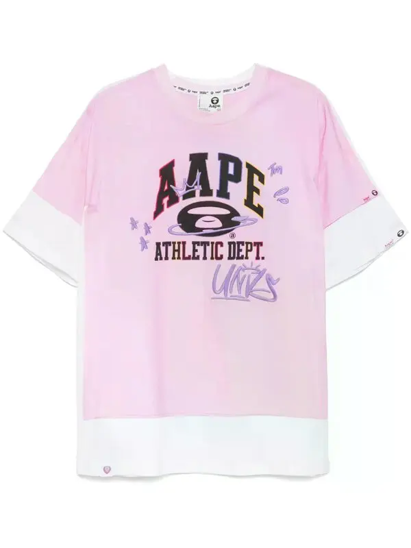 A BATHING APE Graphic-print T-shirt - Pink