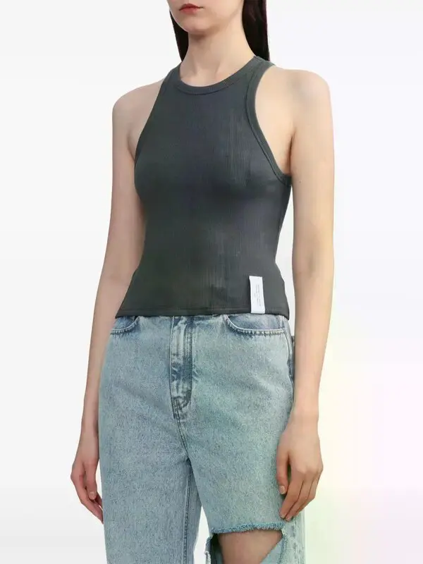 Rokh Ribbed-knit Tank Top
