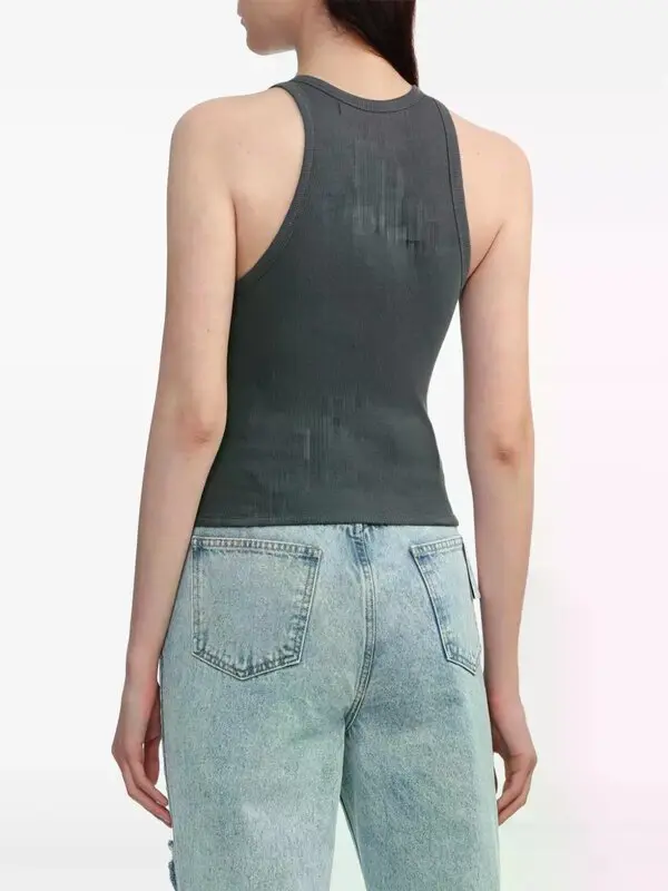 Rokh Ribbed-knit Tank Top